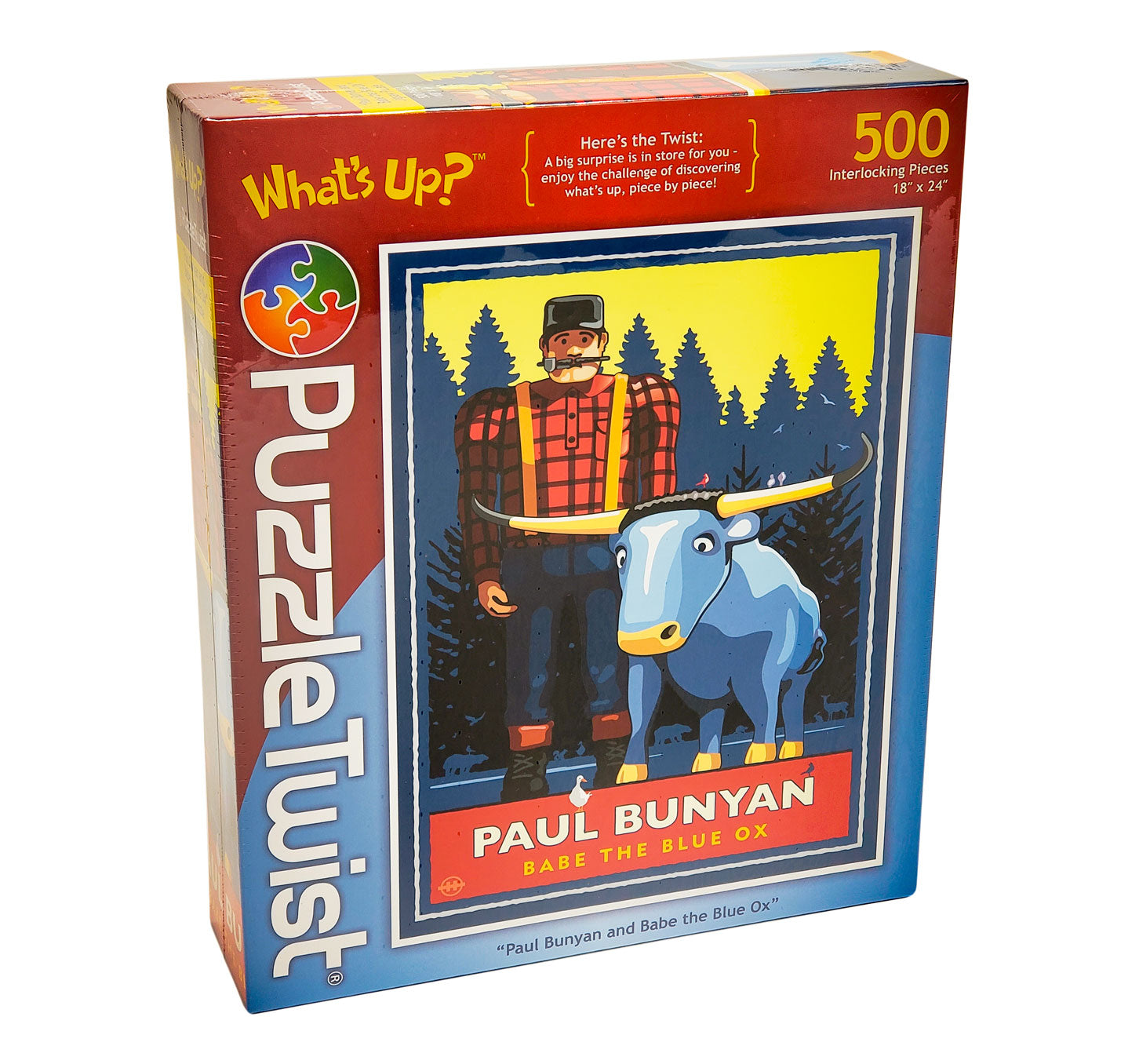 Paul Bunyan and Babe the Blue Ox Puzzle – 218 Clothing + Gift